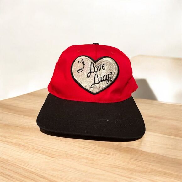 Annco | Accessories | Vintage I Love Lucy Red Snapback Hat Unisex ...